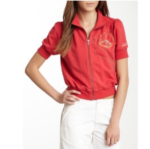 Da-Nang | Jackets & Coats | Danang Short Sleeve Sweat Jacket | Poshmark